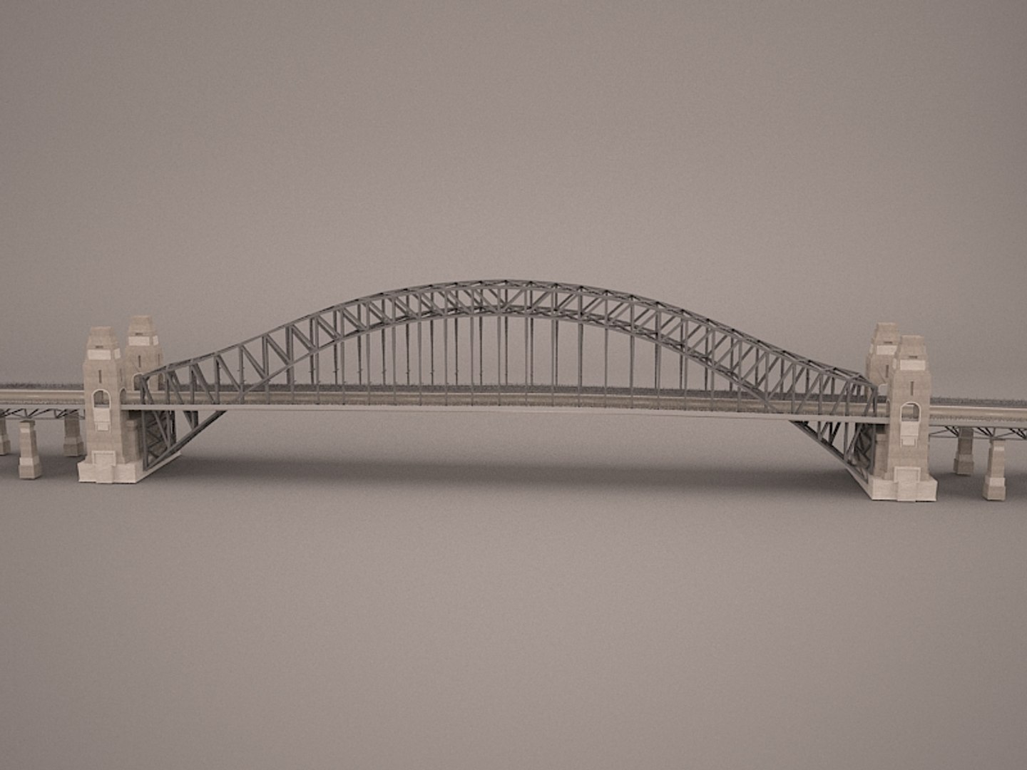 3D Model Sydney Harbour Bridge Structure - TurboSquid 1480623