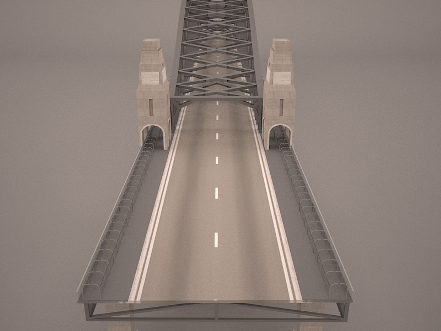 3D Model Sydney Harbour Bridge Structure - TurboSquid 1480623