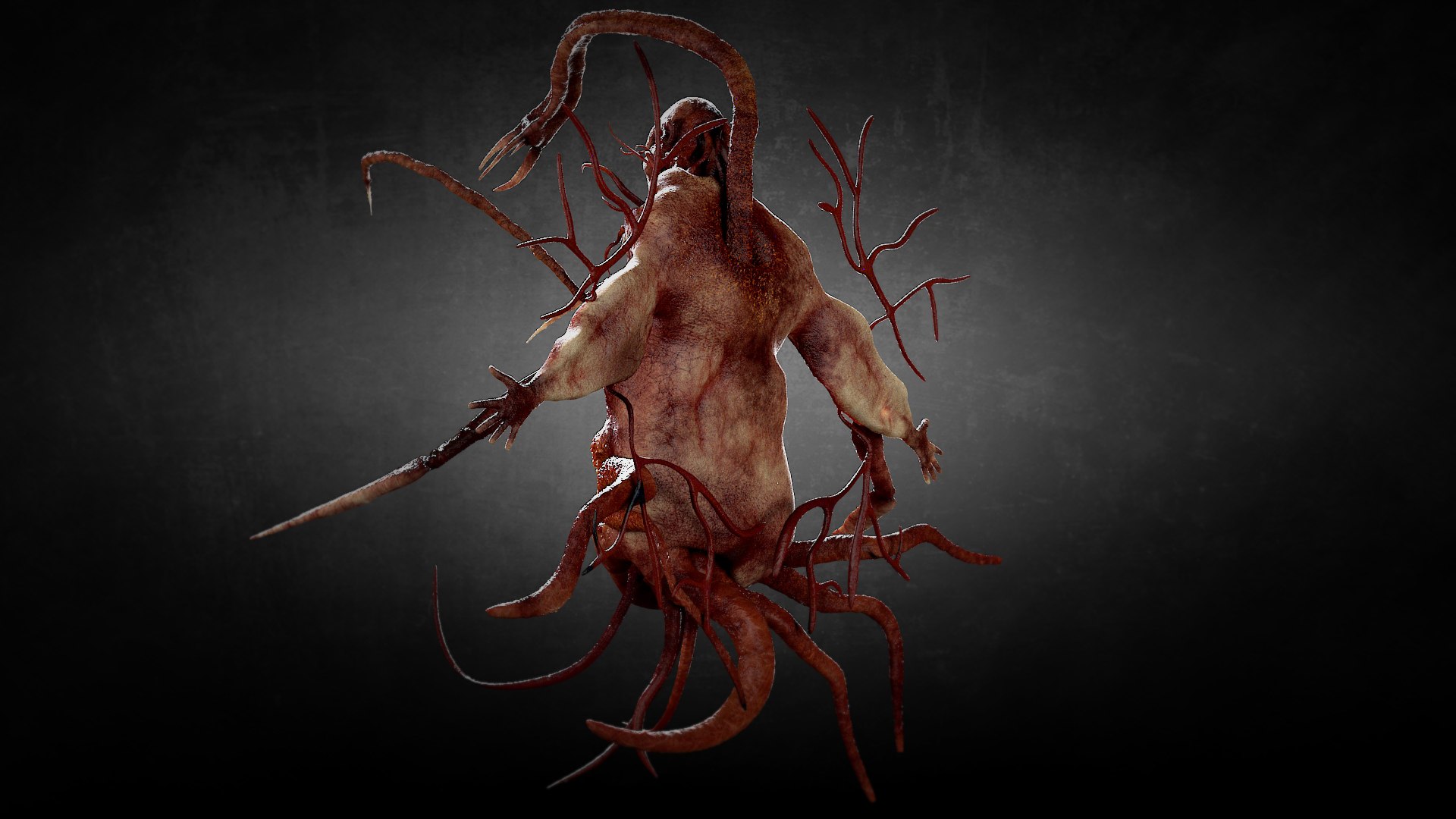 3D Wall Mutant Monster - TurboSquid 2034512