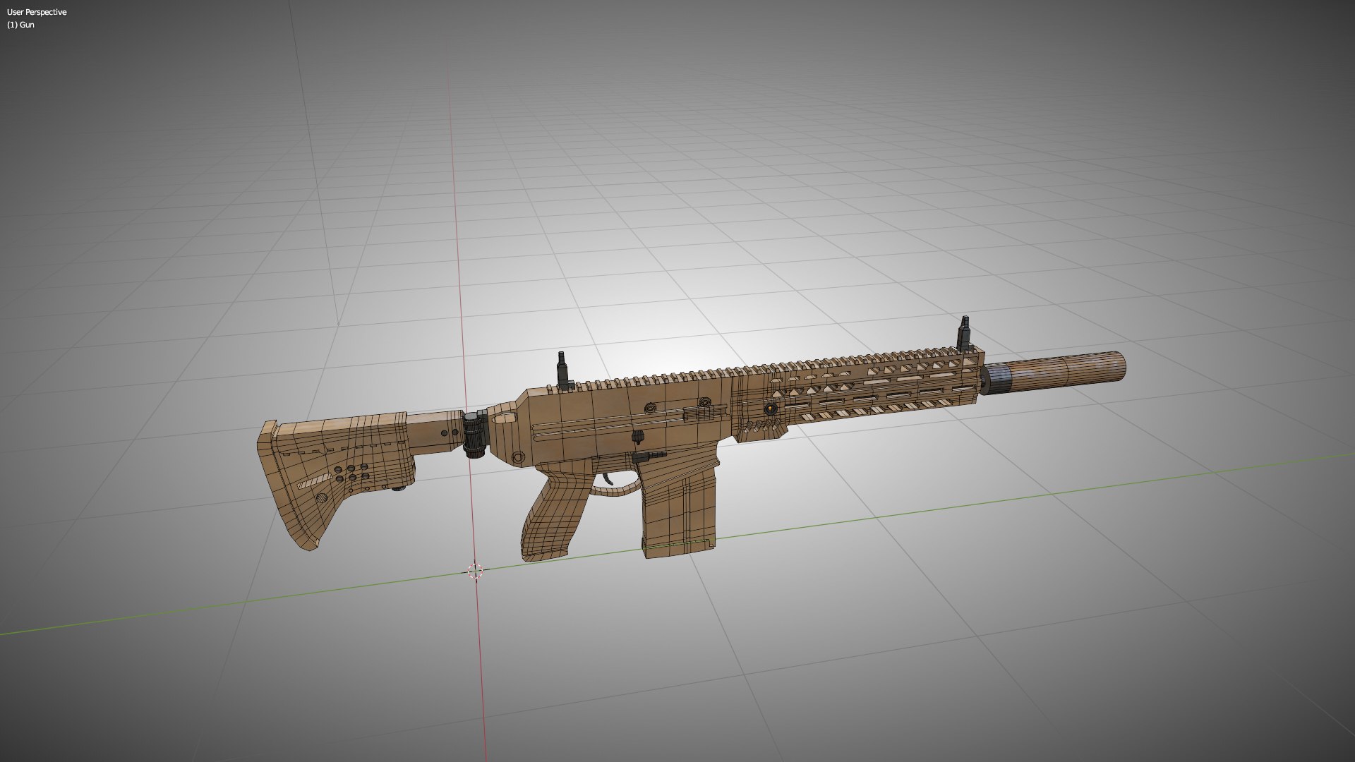 Rifle Model 3D Model - TurboSquid 2272955