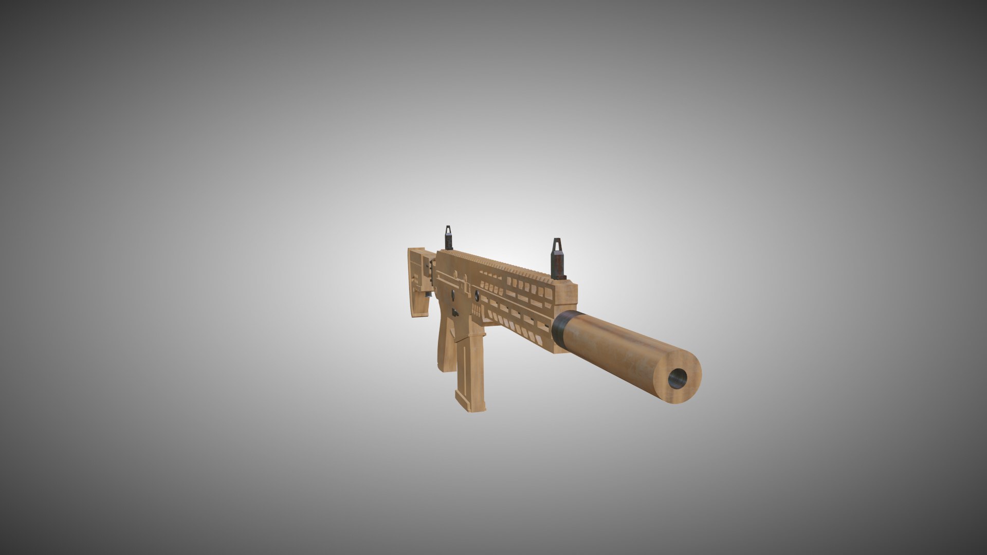 Rifle Model 3D Model - TurboSquid 2272955