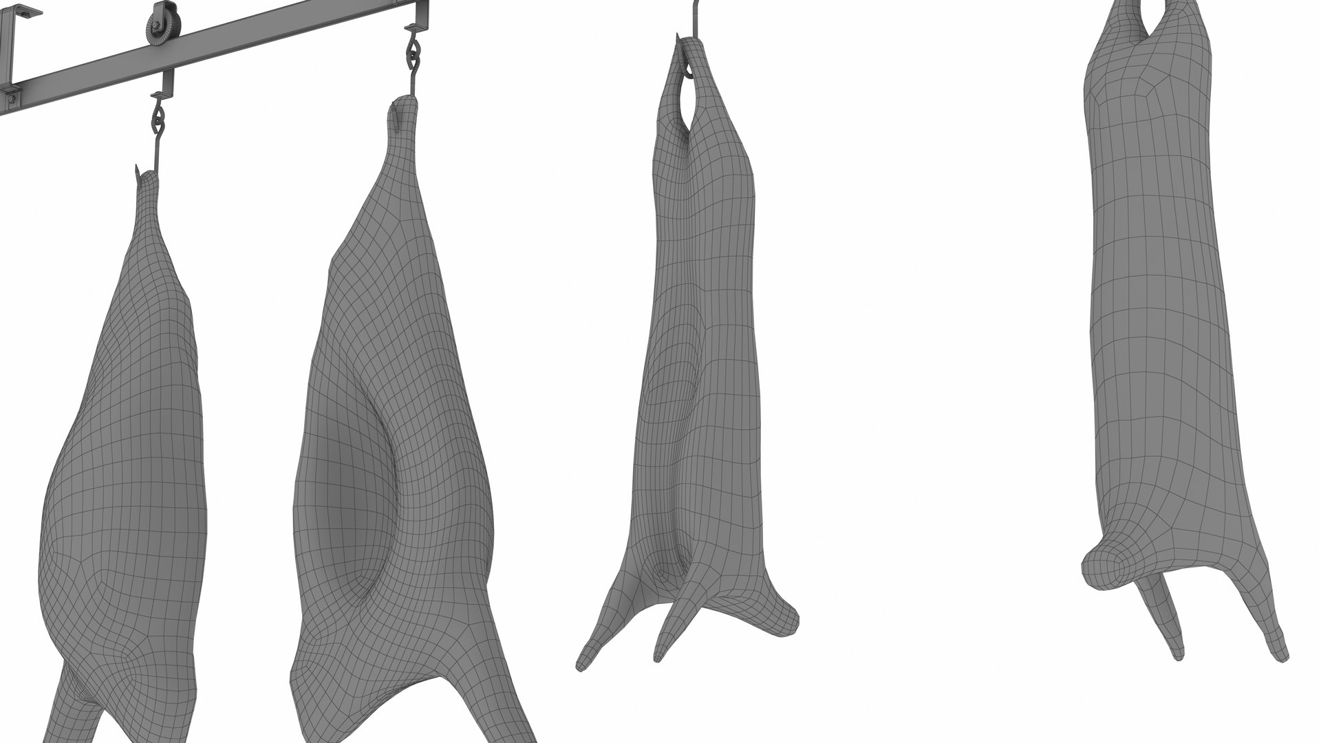 3D Carcass With Hanger - TurboSquid 2395040