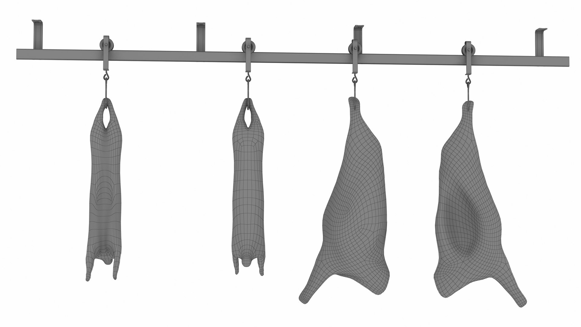3D Carcass With Hanger - TurboSquid 2395040