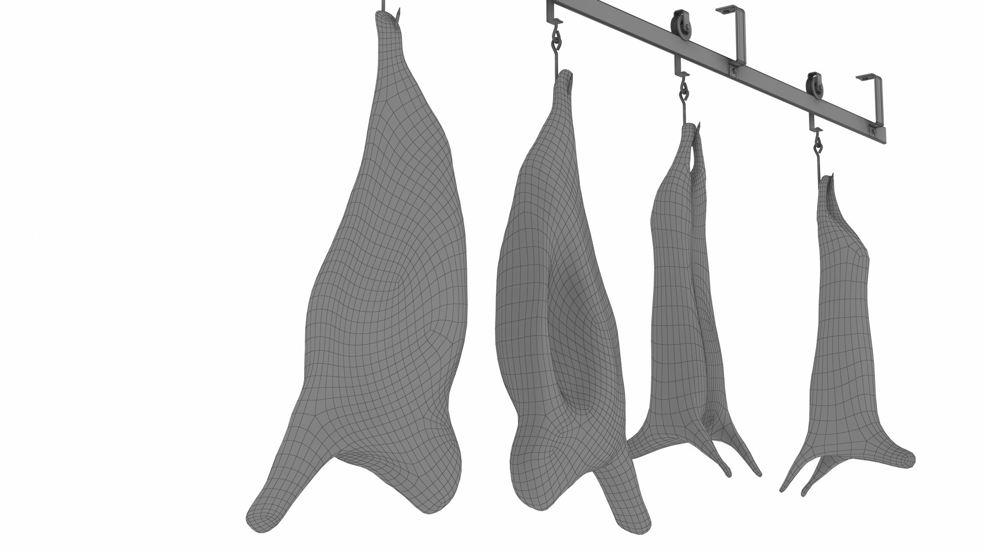 3D Carcass With Hanger - TurboSquid 2395040