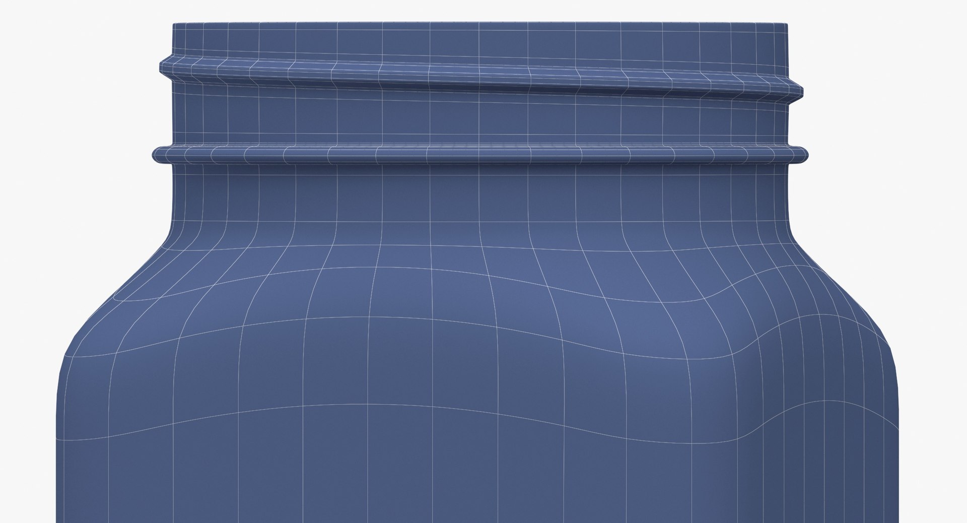 3D plastic square bottle 16oz - TurboSquid 1657201