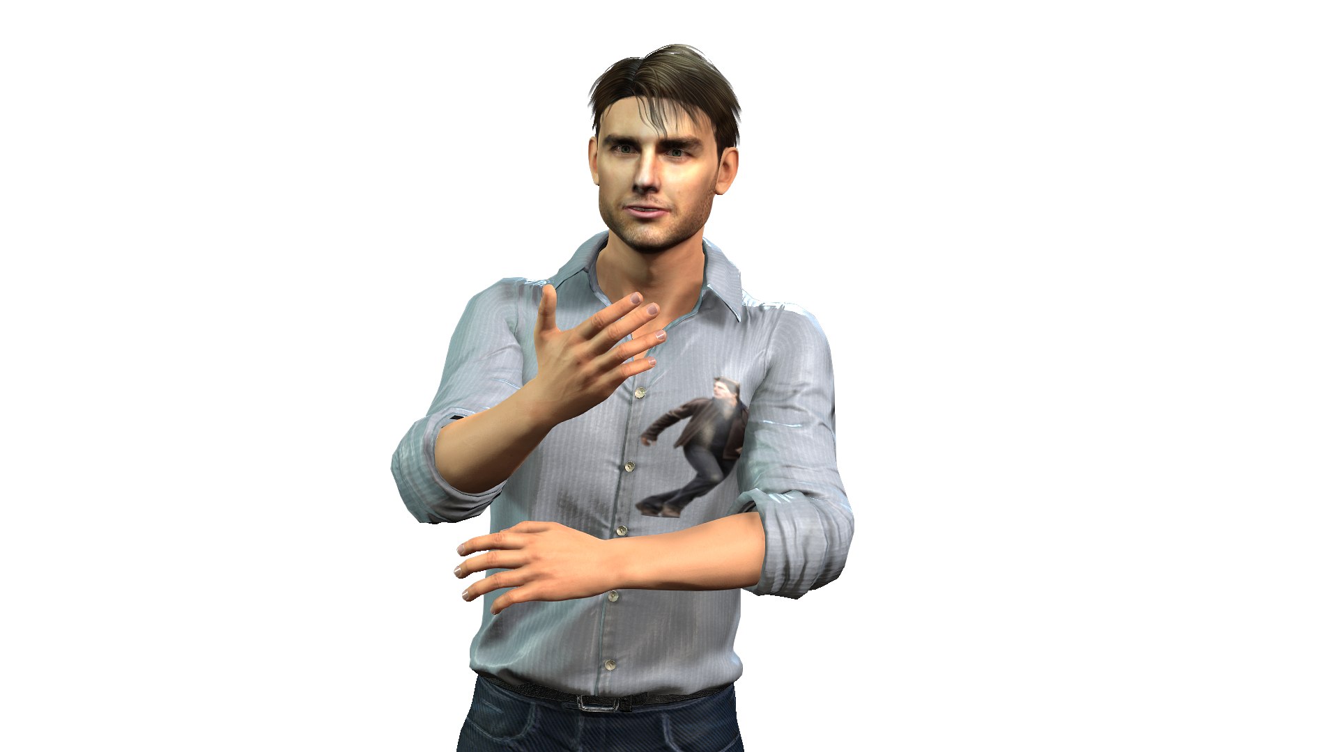 3D Character Design Actor Tom Model - TurboSquid 1536881