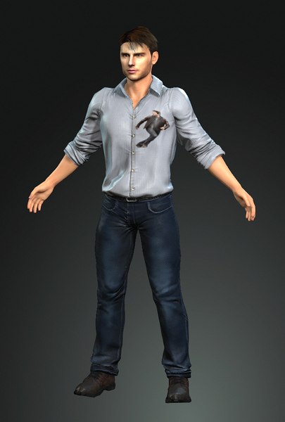 3D character design actor tom model - TurboSquid 1536881