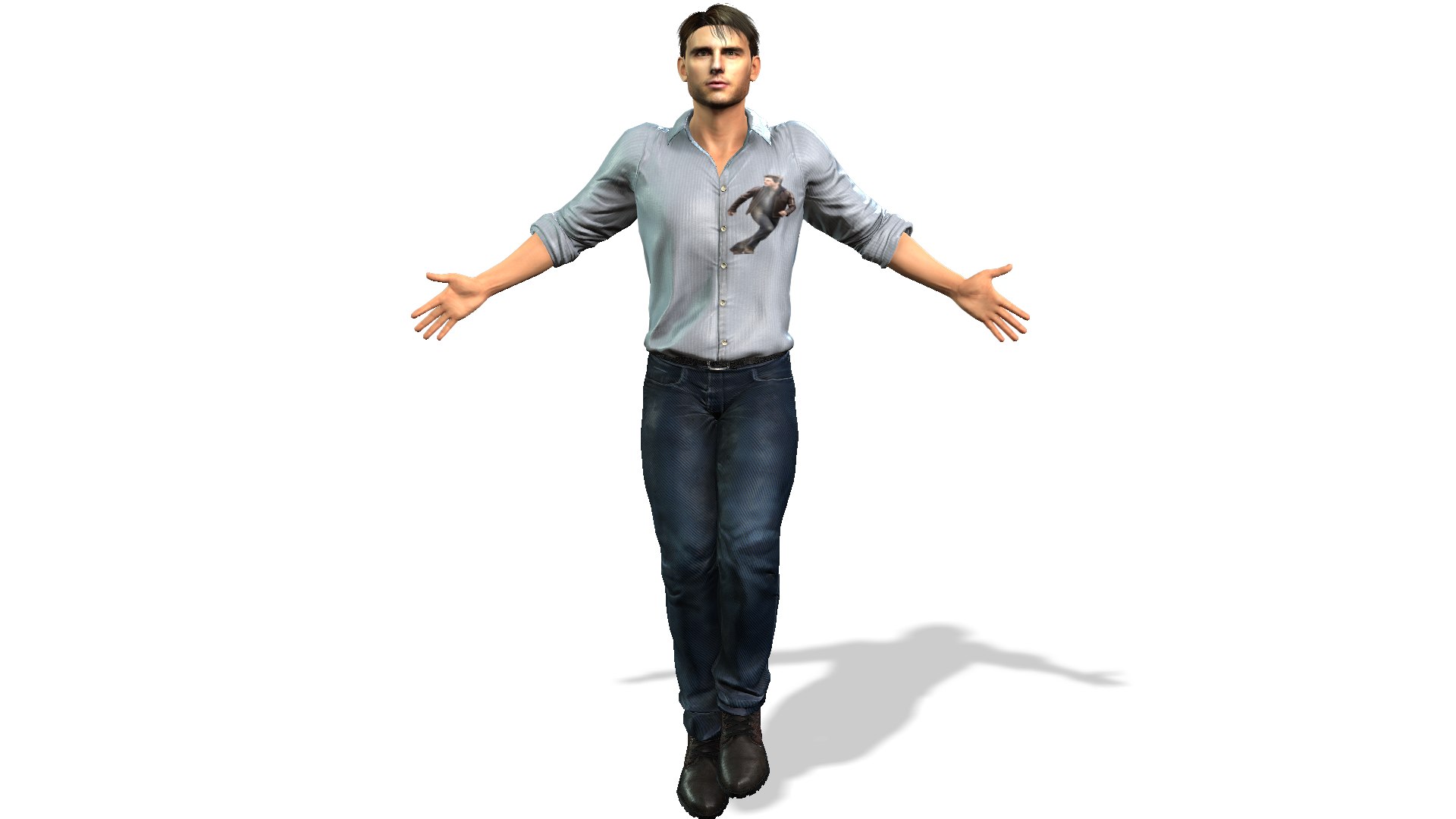 3D Character Design Actor Tom Model - TurboSquid 1536881