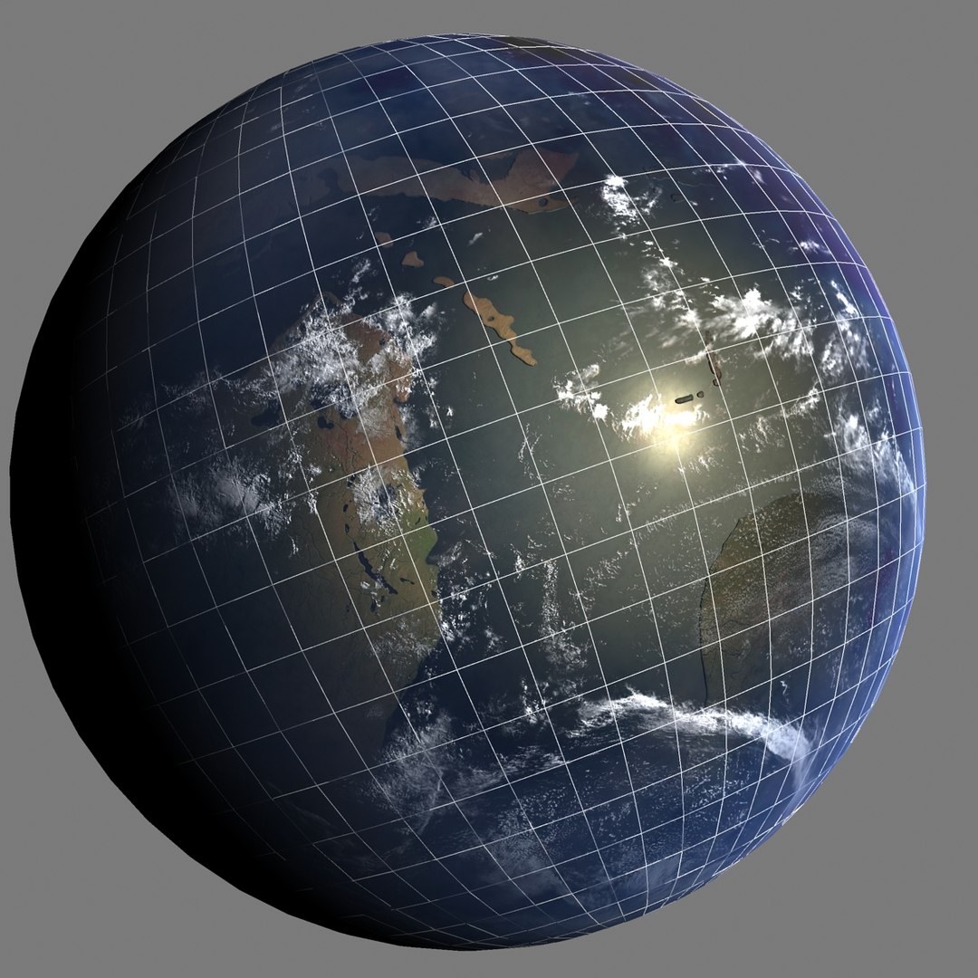 extinction event earth 3d model