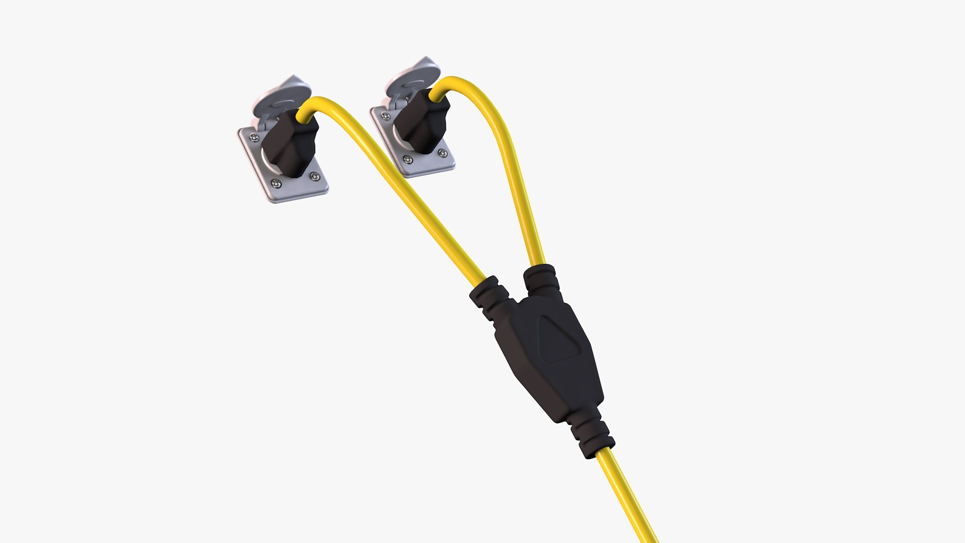 3D Y-Shaped Power Cable - TurboSquid 2177664