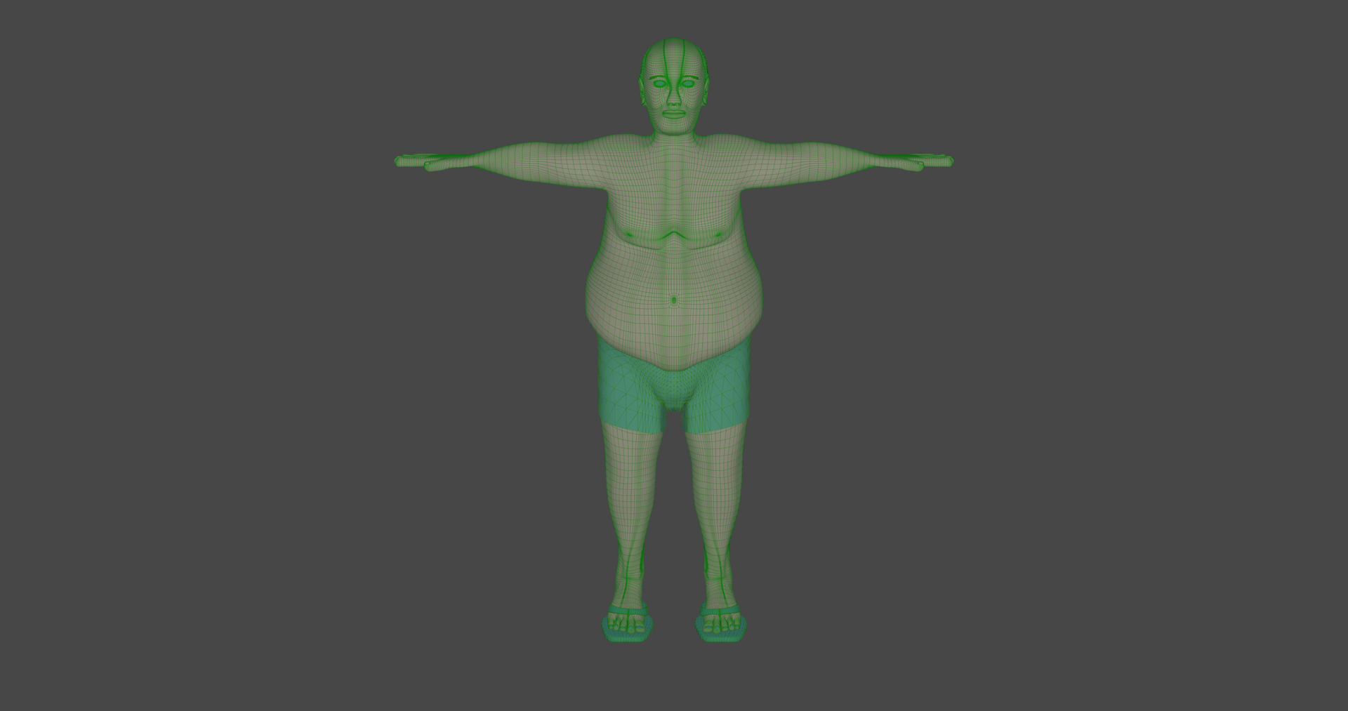 Character male fat uncle model - TurboSquid 1463823