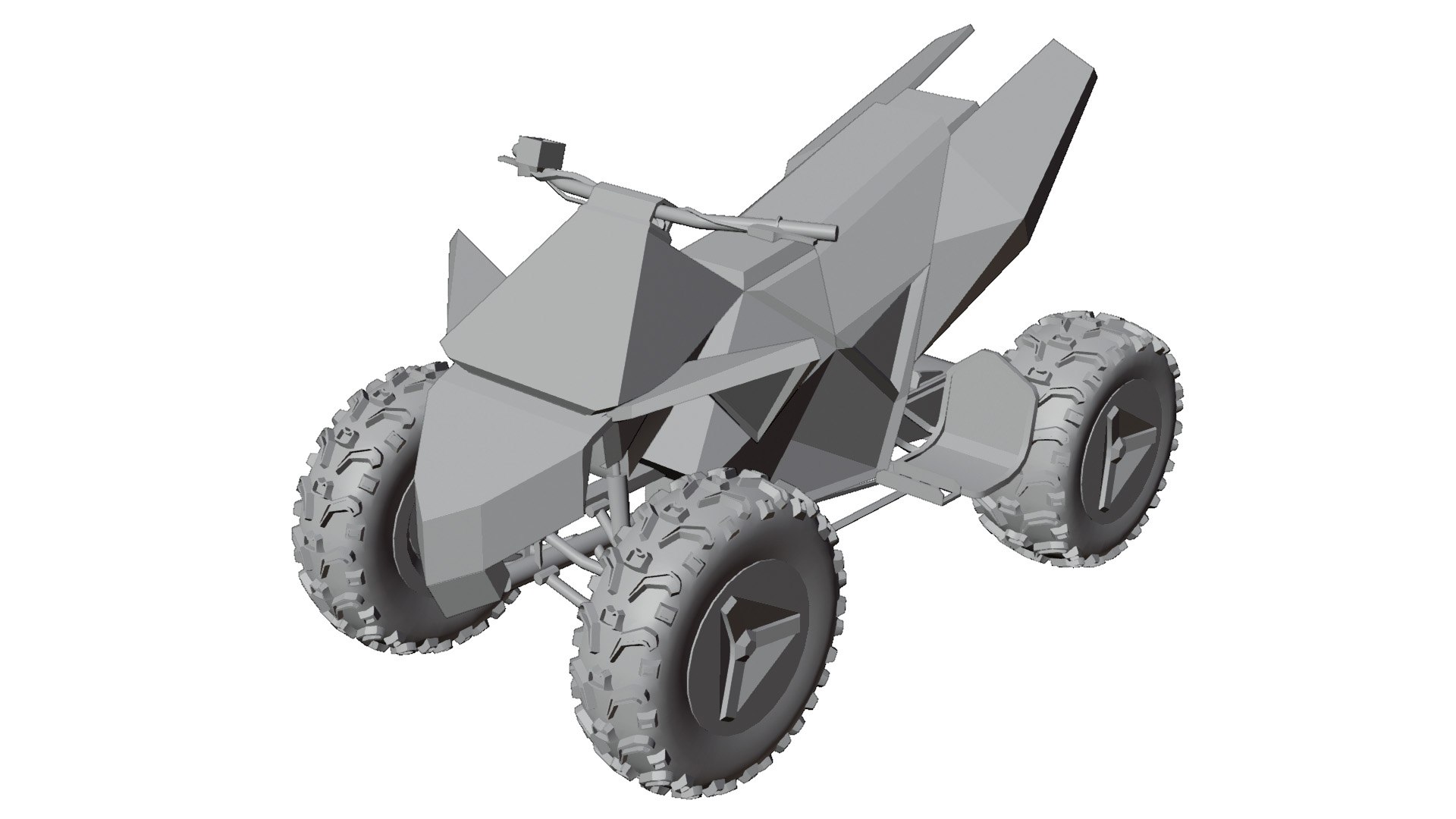 3D model cyberquad atv cybertruck - TurboSquid 1477501