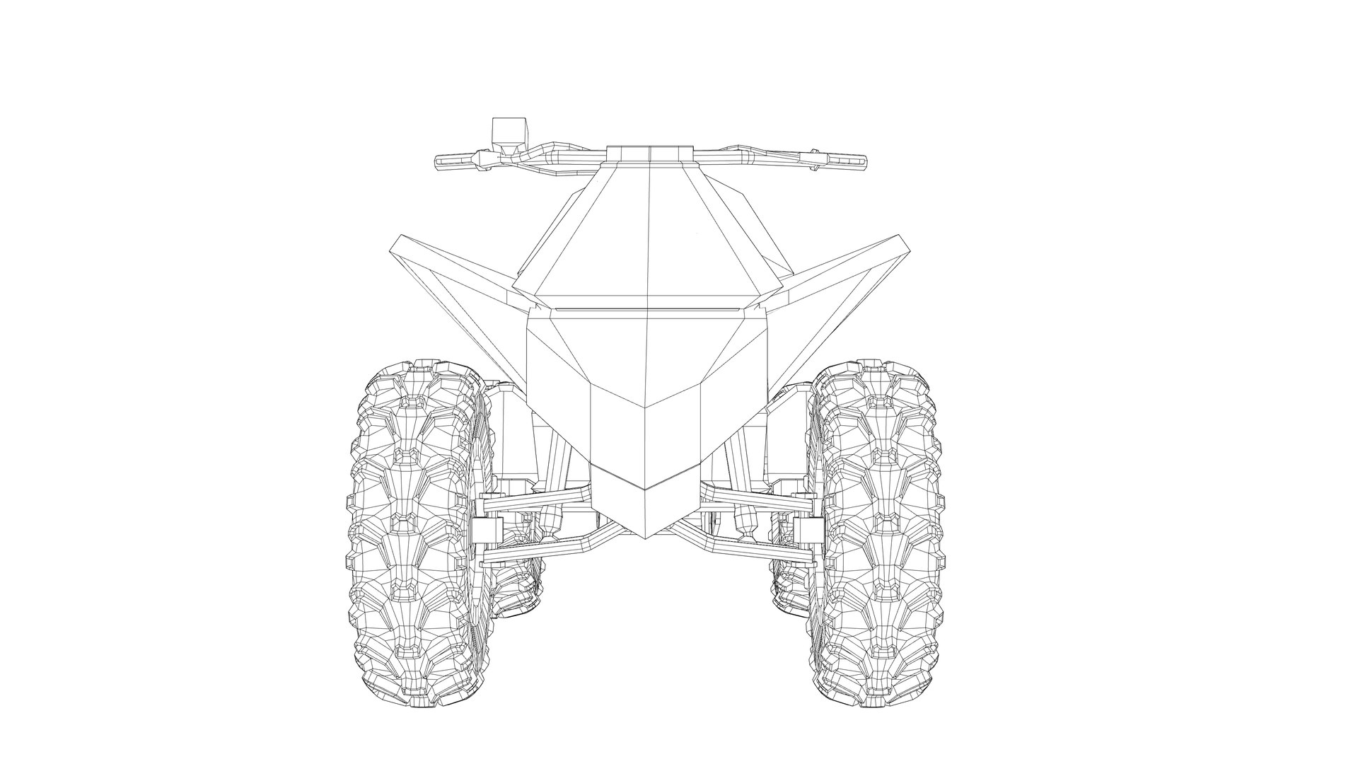 3D model cyberquad atv cybertruck - TurboSquid 1477501