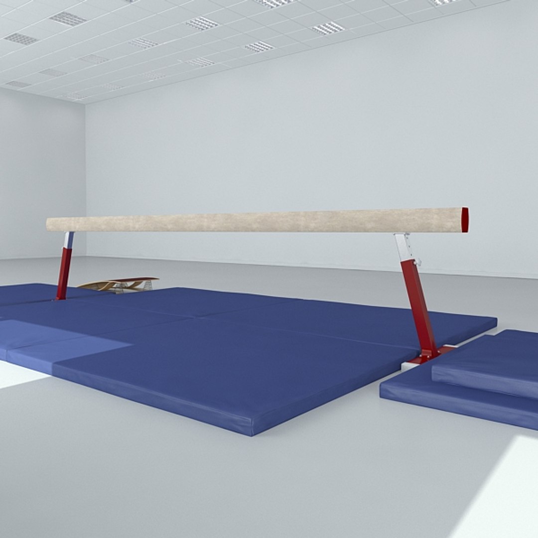 3D Balance Beam - TurboSquid 1190499