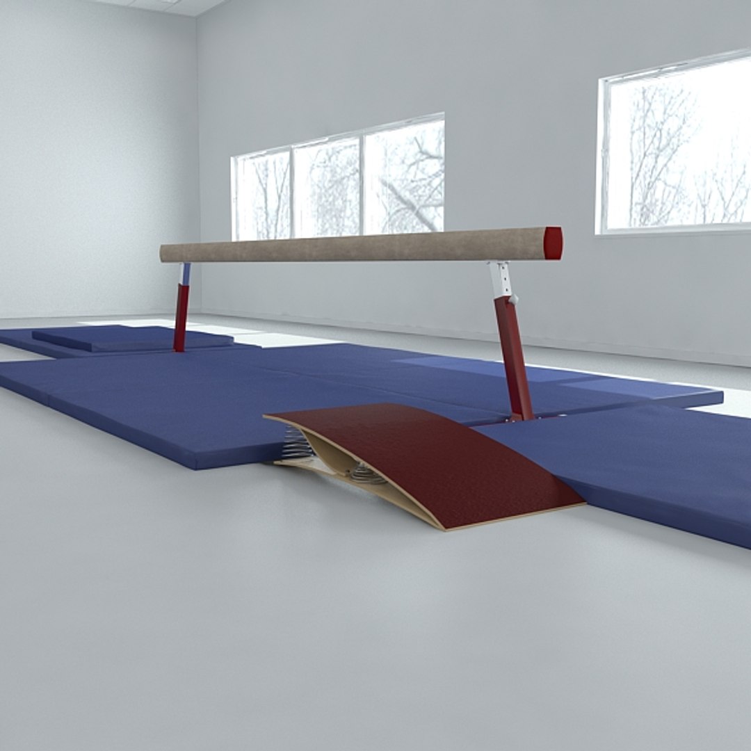 3D Balance Beam - TurboSquid 1190499