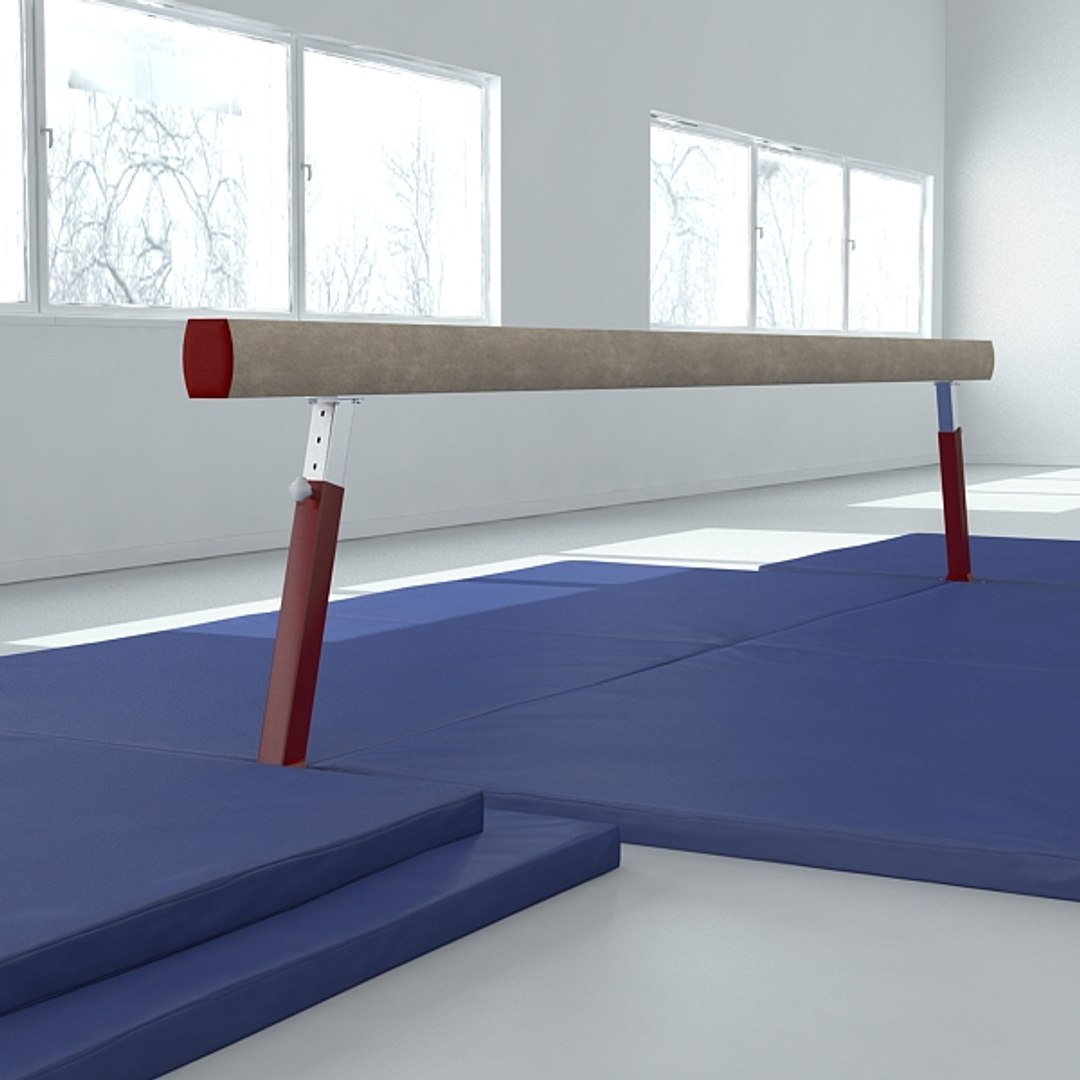3D Balance Beam - TurboSquid 1190499