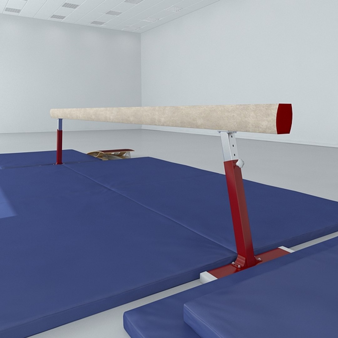 3D Balance Beam - TurboSquid 1190499