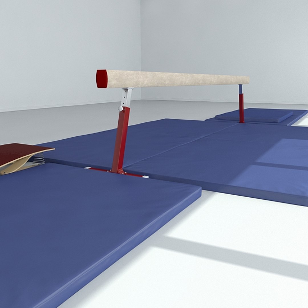 3D Balance Beam - TurboSquid 1190499