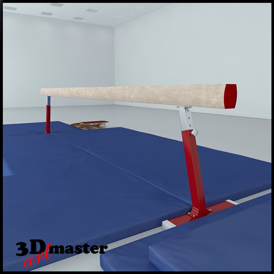 3D Balance Beam - TurboSquid 1190499