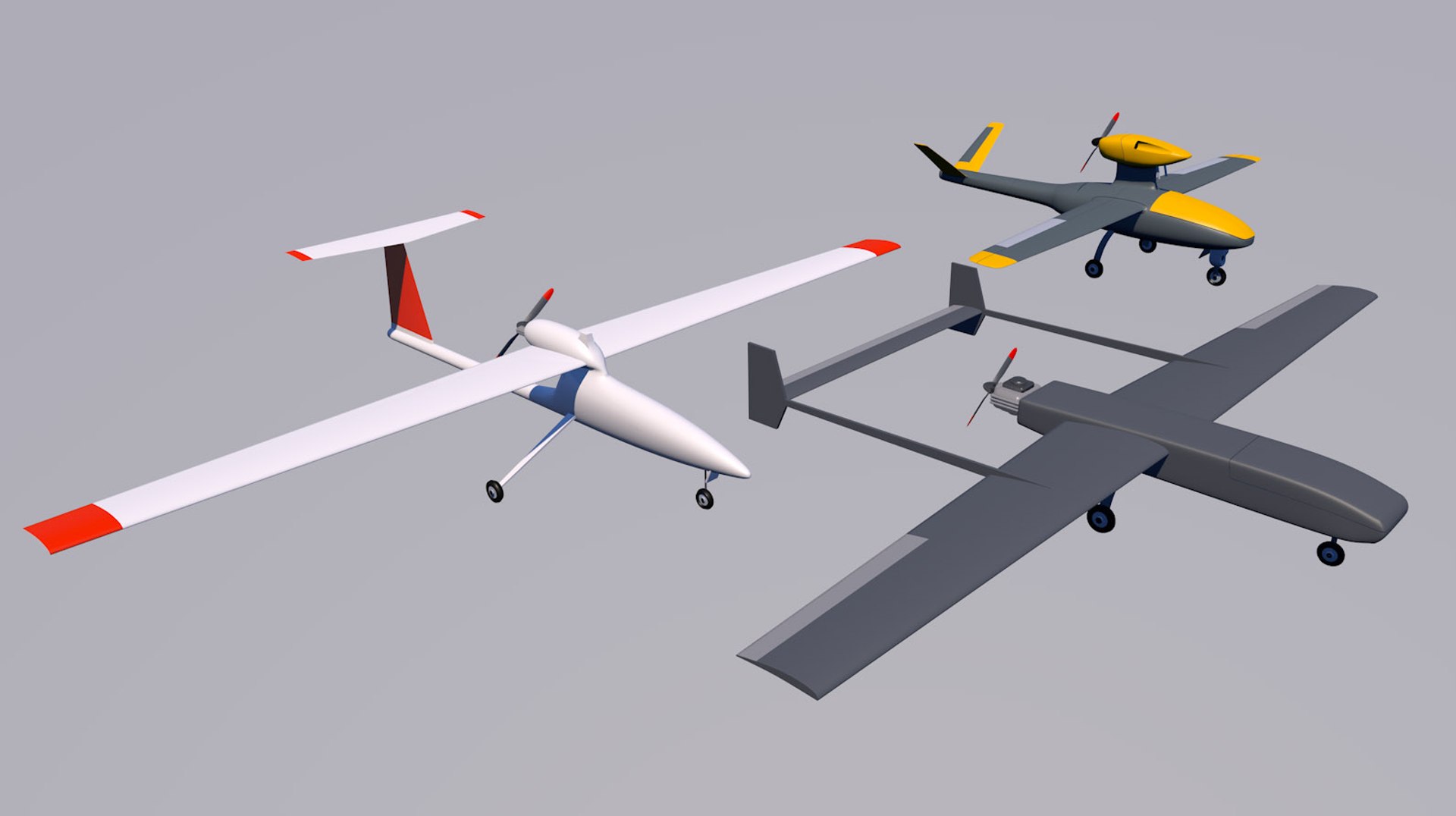 3D Uav Drone Model - TurboSquid 1306073