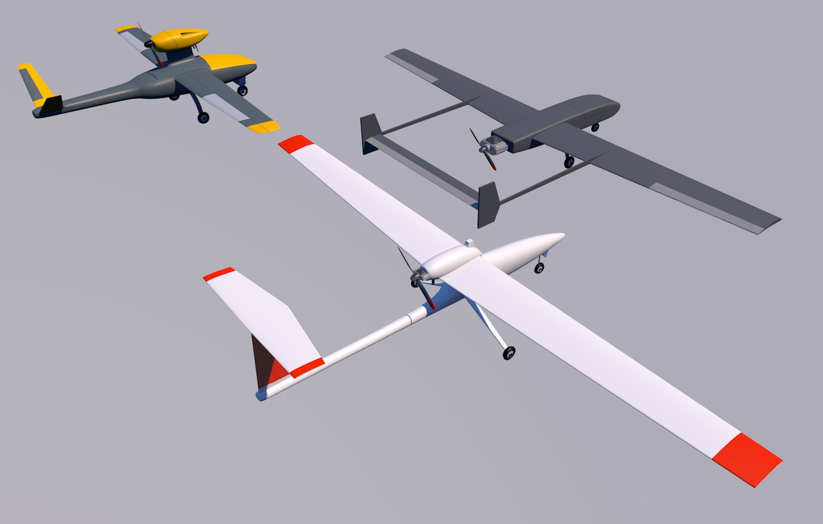 3D Uav Drone Model - TurboSquid 1306073