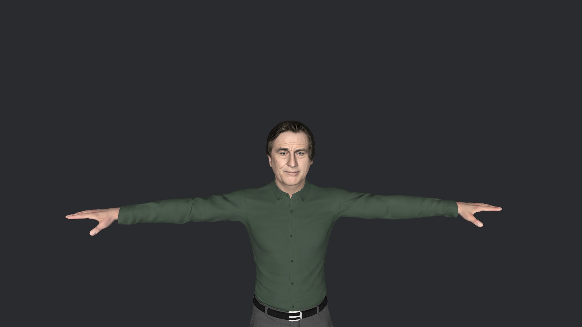 Robert De Niro Hyper Realistic Full Body Fully Rigged 3D Character 3D ...
