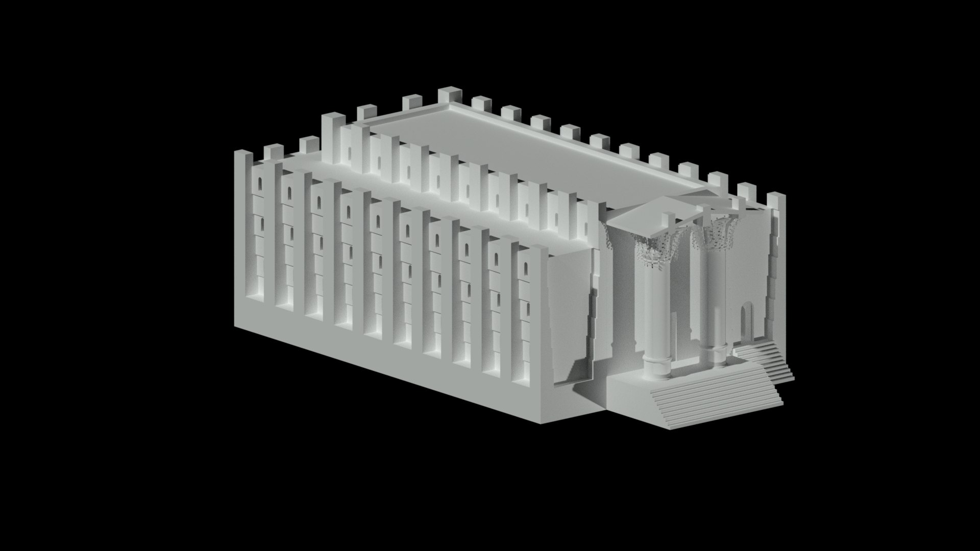 3D model SOLOMONS TEMPLE 955BC MY PERSONAL VIEW - TurboSquid 1995470