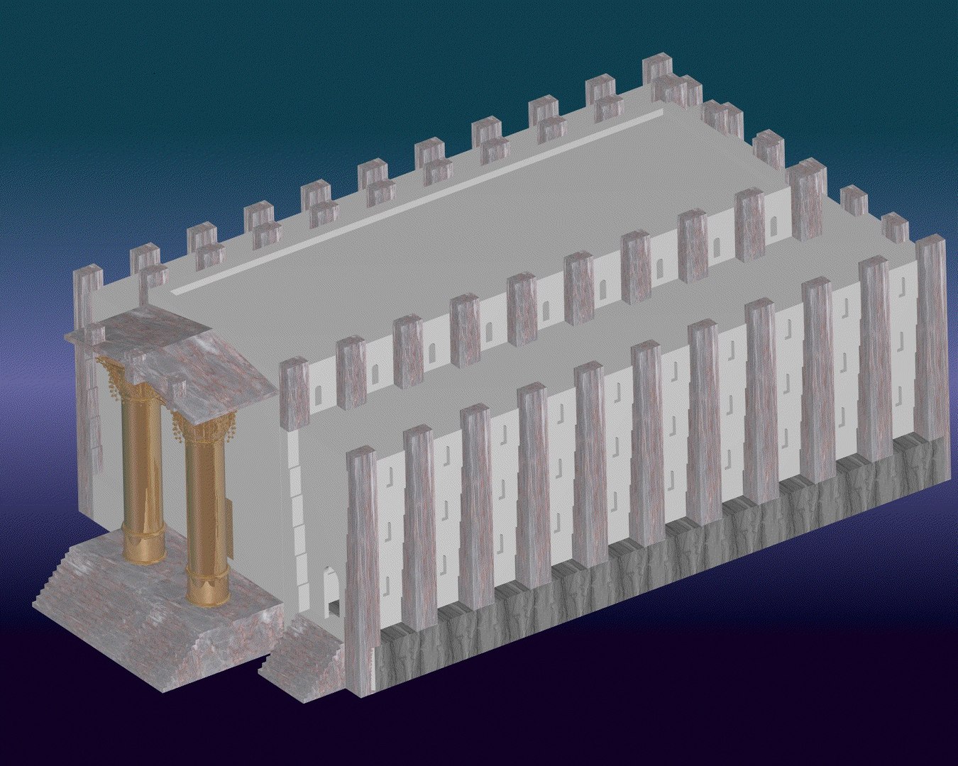 3D model SOLOMONS TEMPLE 955BC MY PERSONAL VIEW - TurboSquid 1995470