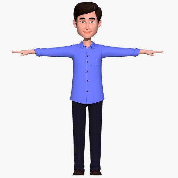 modelo 3d Padre de dibujos animados - TurboSquid 1769524