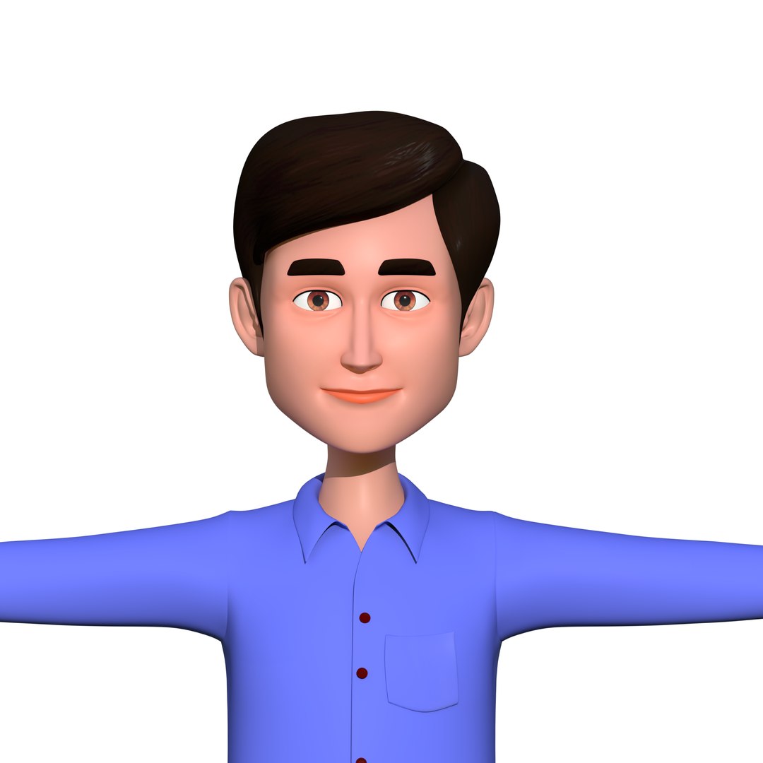 3D Cartoon Father - TurboSquid 1769524