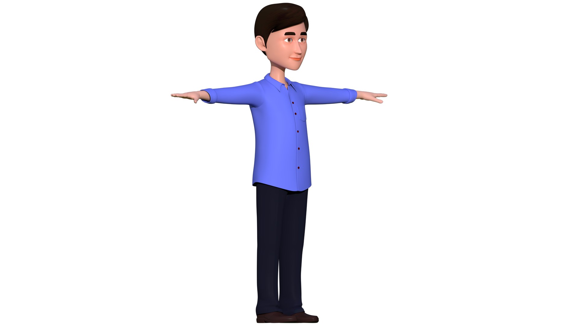 3D Cartoon Father - TurboSquid 1769524