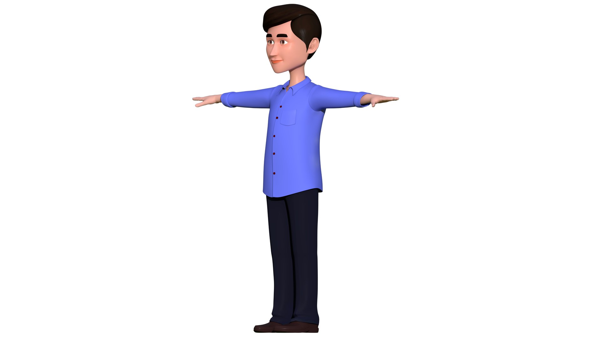 3D Cartoon Father - TurboSquid 1769524