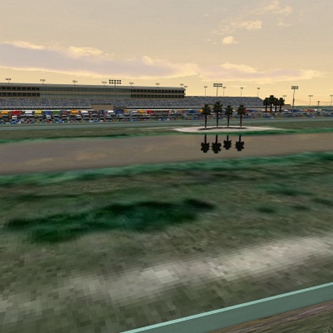 3d Homestead Miami Track Road Line