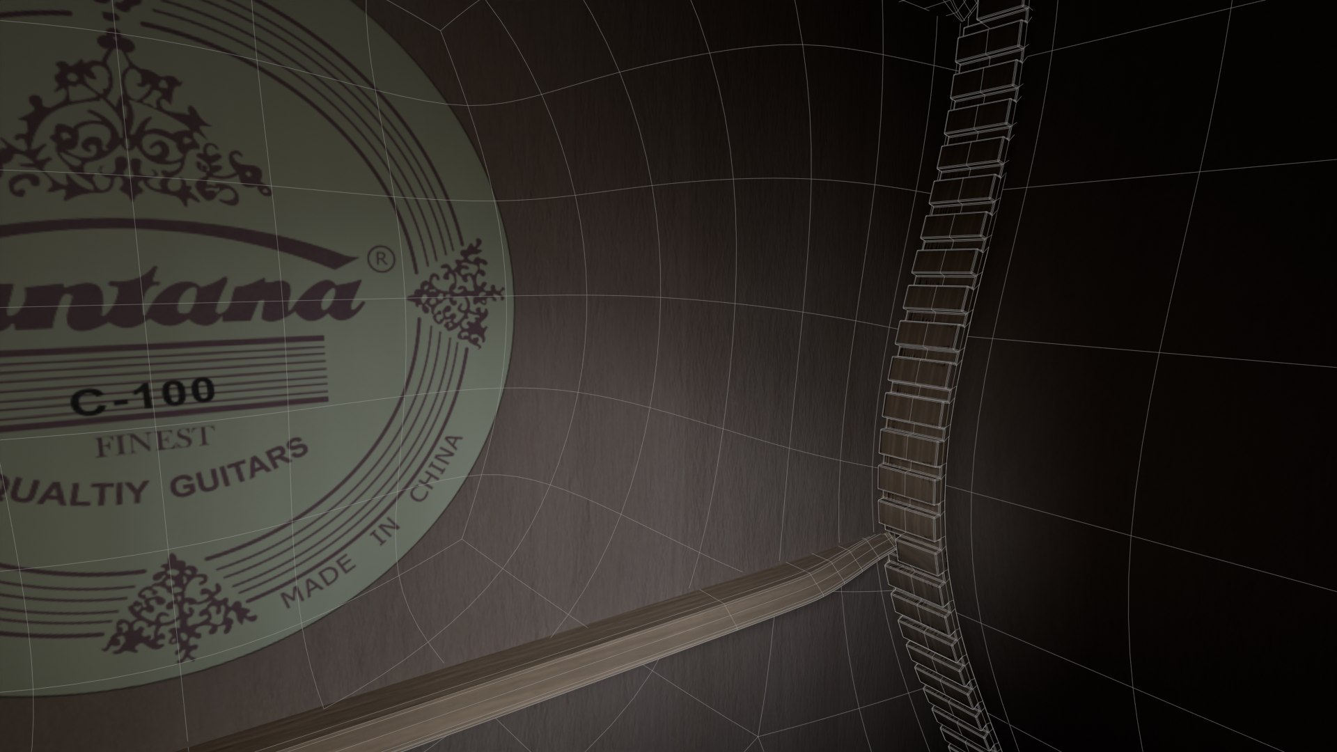 Classic Guitar 3D Model - TurboSquid 2251995