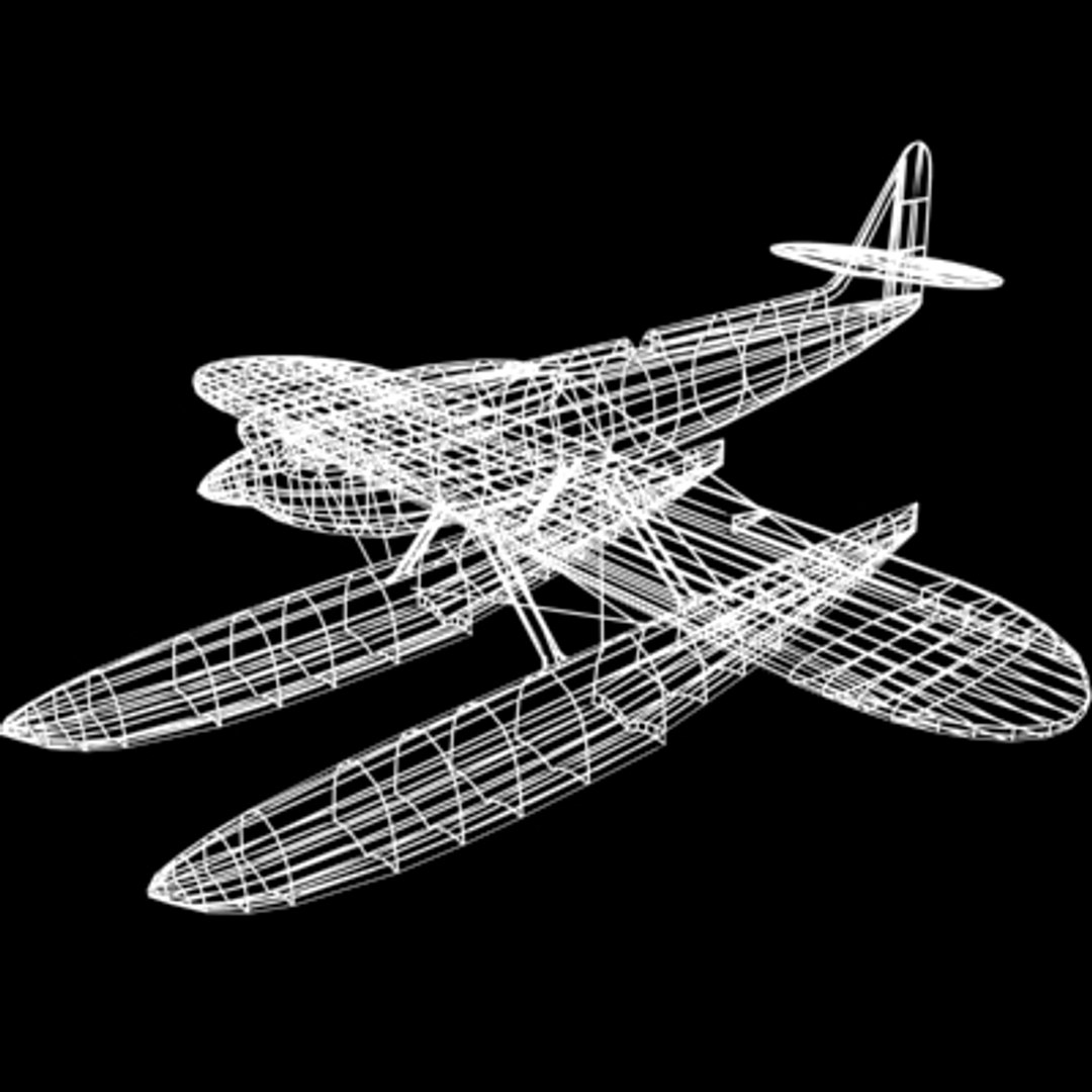 Marine Airplane 3d Model