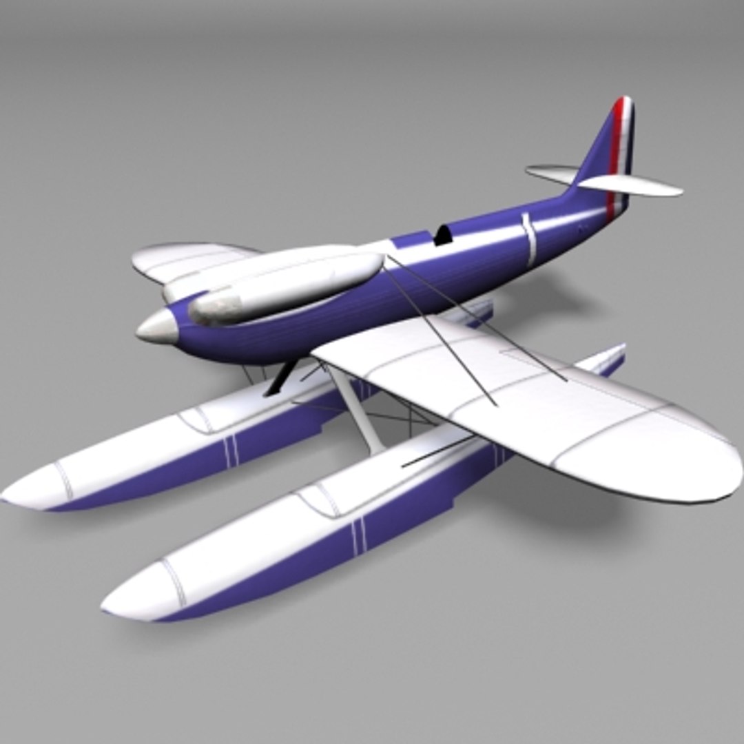 Marine Airplane 3d Model