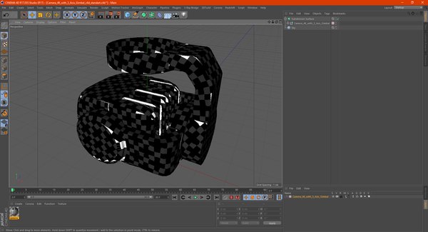 Camera 4k 3 axis 3D model - TurboSquid 1609053