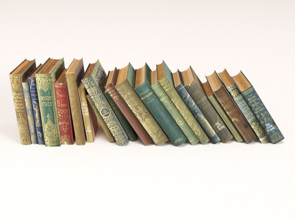 Book set model - TurboSquid 1340309