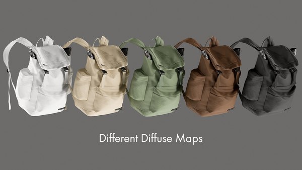 3D realistic backpack 3 collections - TurboSquid 1649793