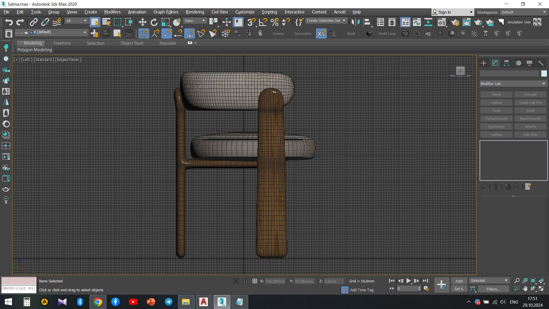 3D Granite Chair Model - TurboSquid 2305954