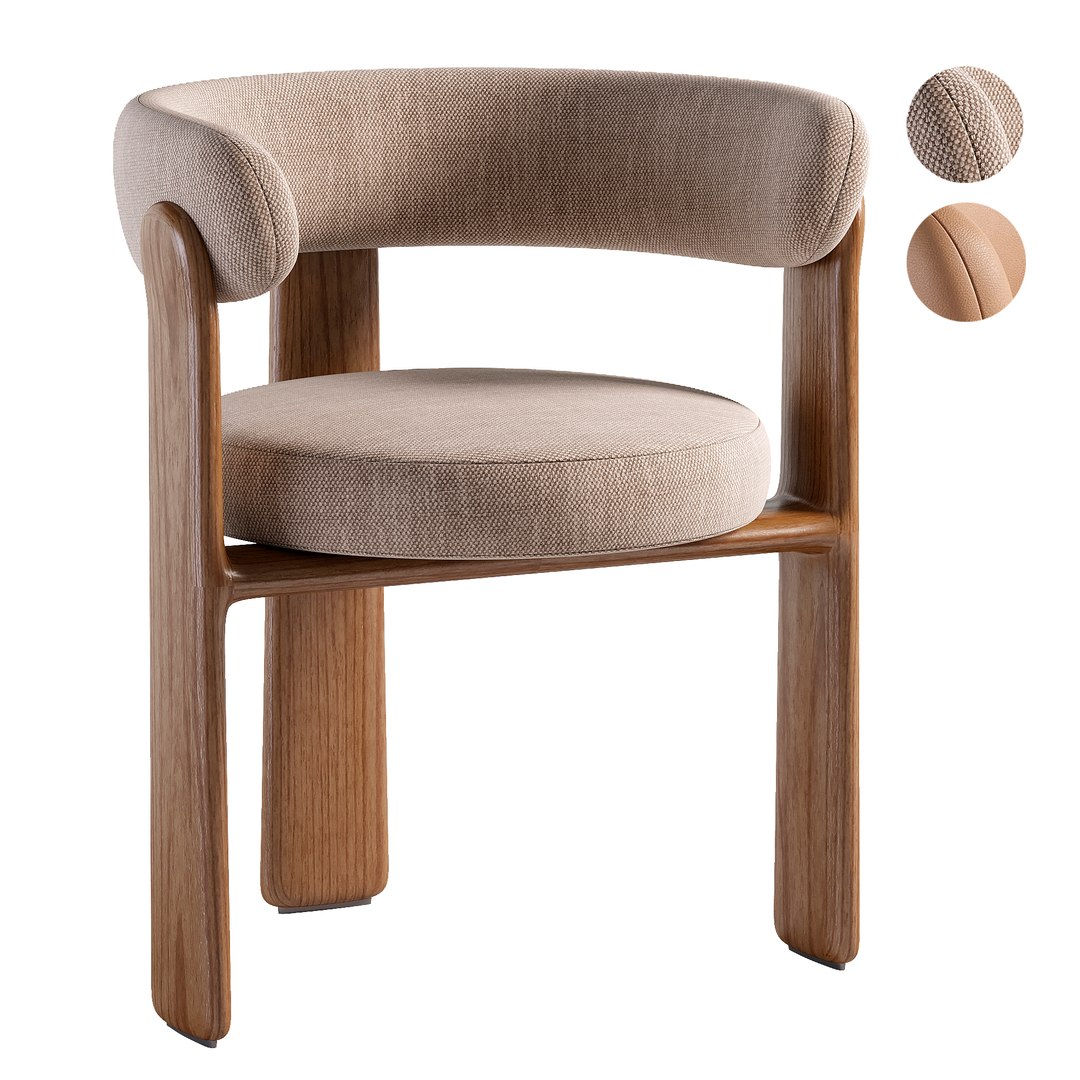 3D Granite Chair Model - TurboSquid 2305954