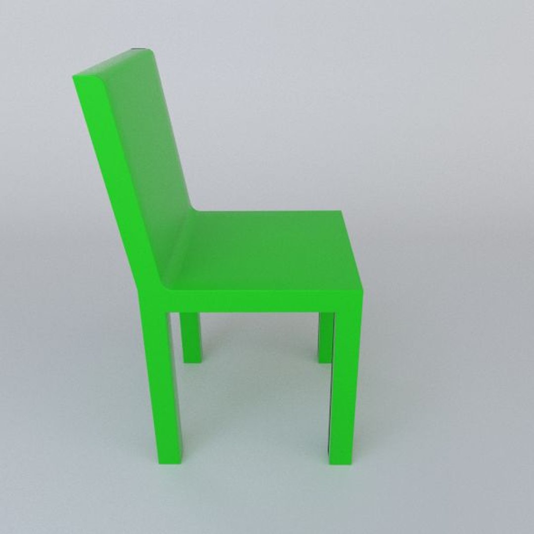 simple chair 3d model