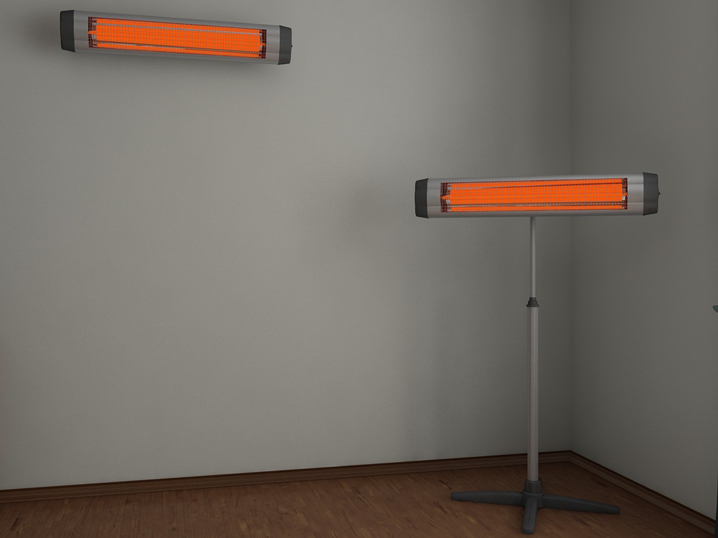 3d model infrared heater - ufo