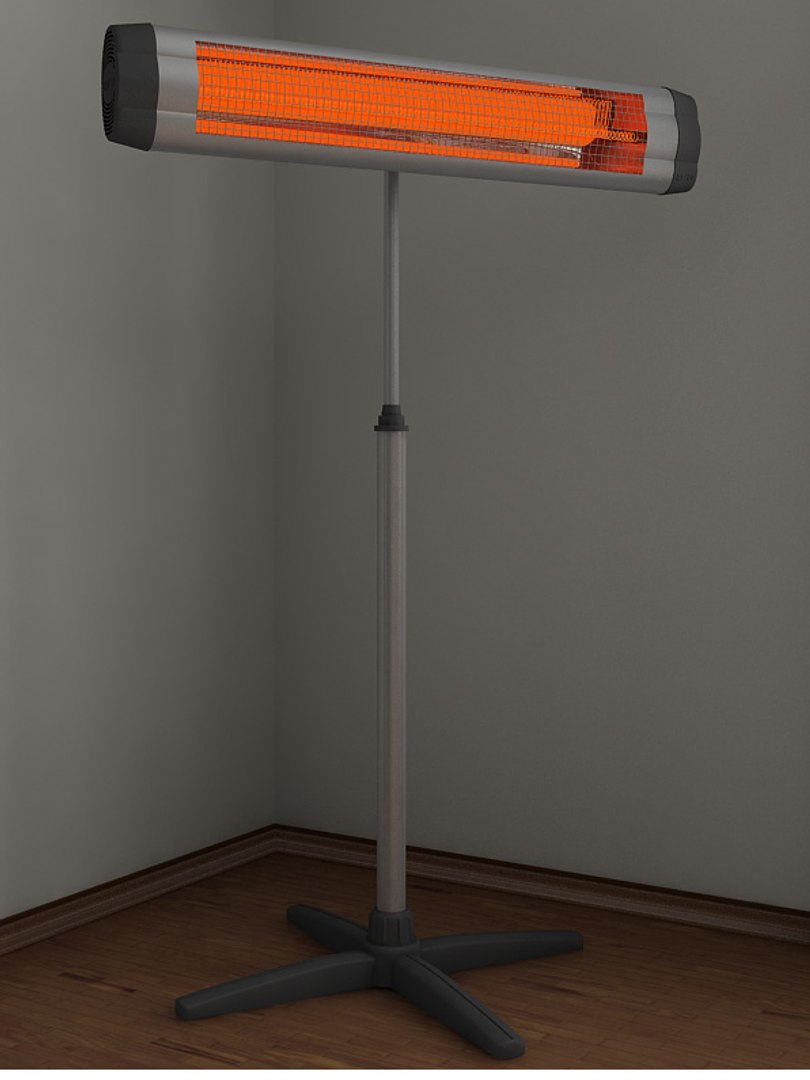3d model infrared heater - ufo