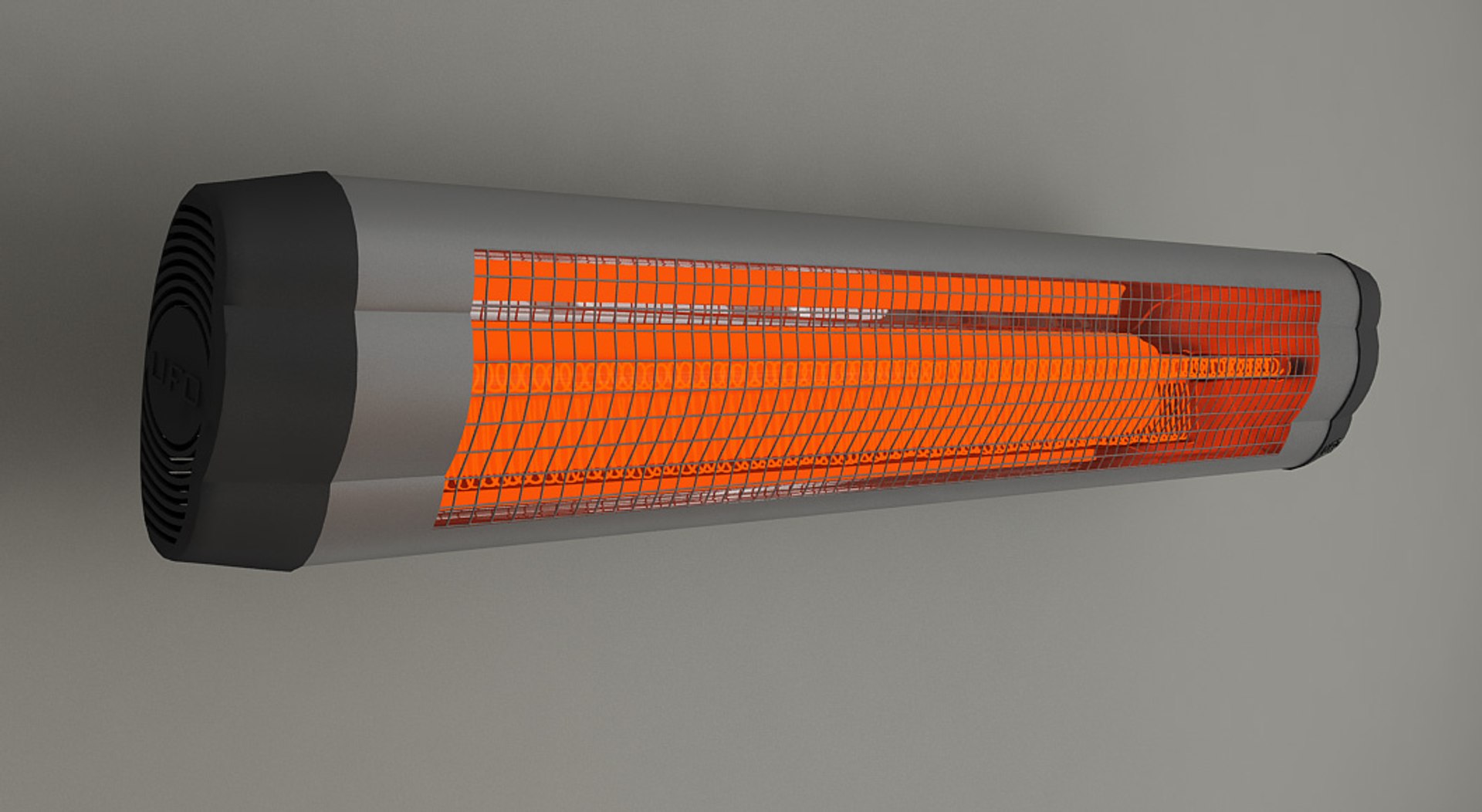 3d model infrared heater - ufo