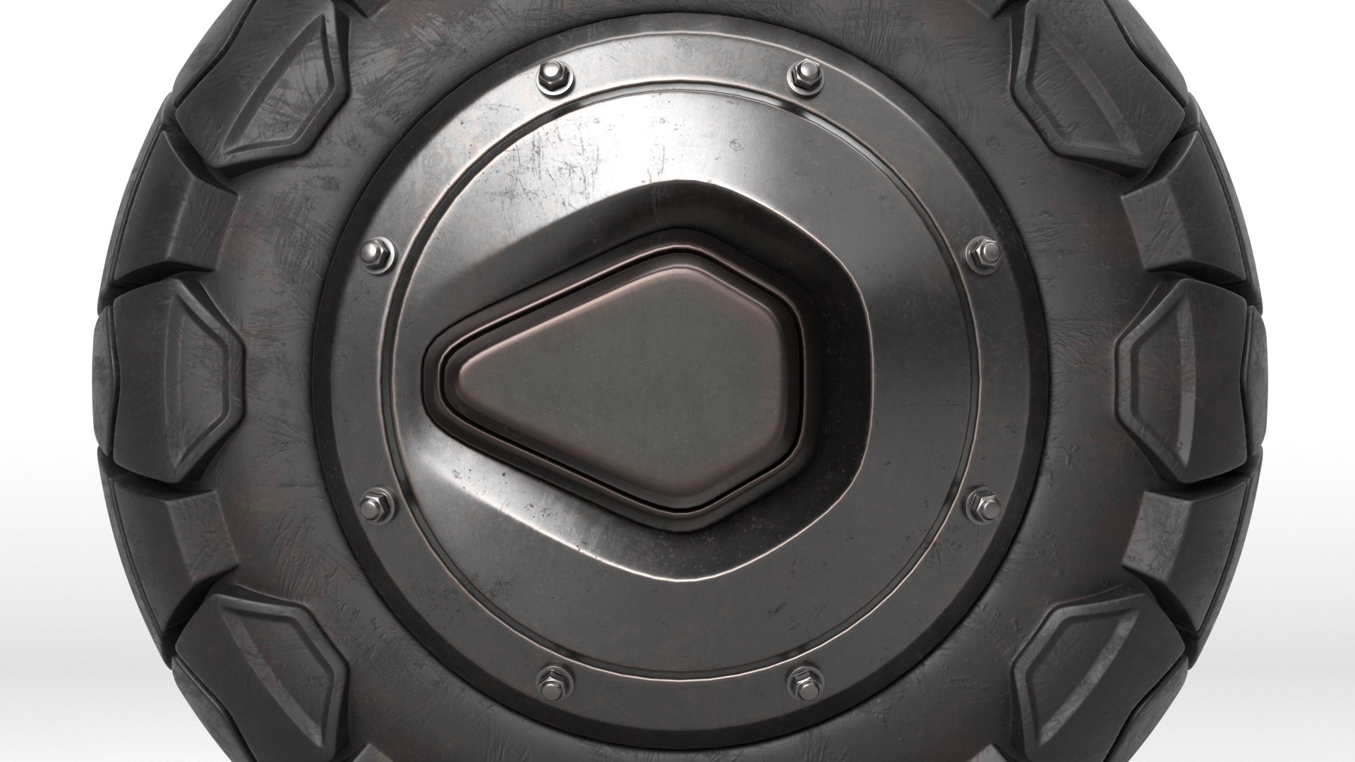 3D Model Sci-Fi Wheel - TurboSquid 1765308