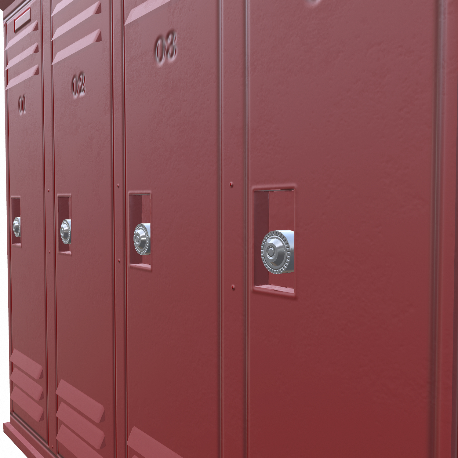 3D lockers04 pbr low-poly model - TurboSquid 1586767
