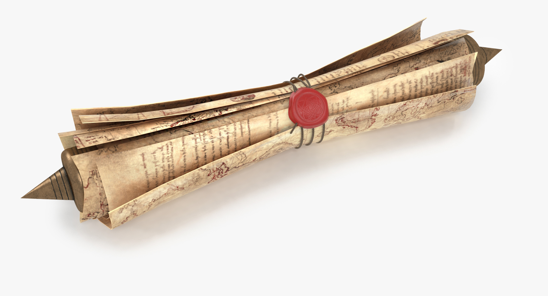 3D books scrolls - TurboSquid 1262759