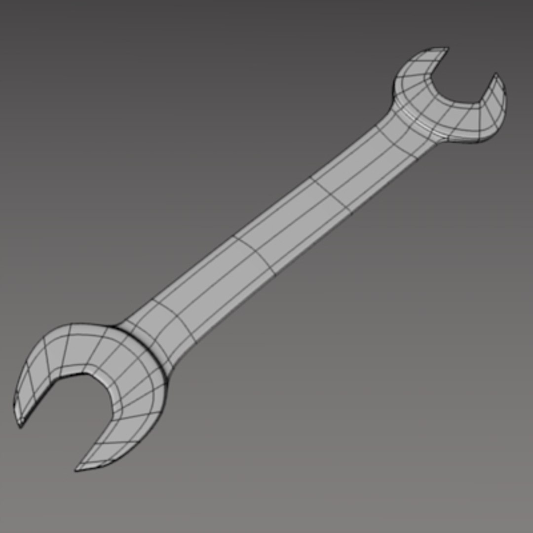 Spanner Tool 3d Model