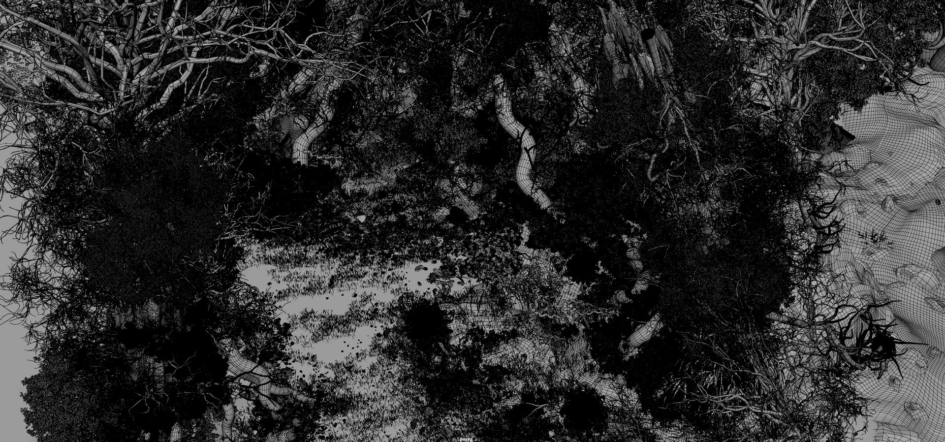 3D Model Fantasy Swamp Tree Cave - TurboSquid 2120168